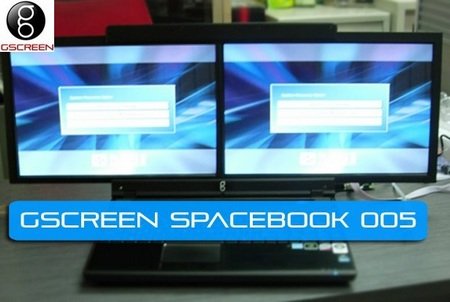 GScreen Spacebook Dual-Screen Laptop | Digitalici.com