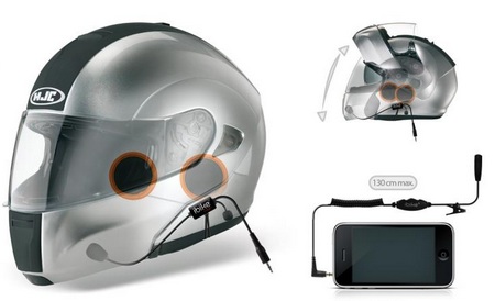 Modern Vespa : iBike Rider - Headset for your iPhone and Helmet